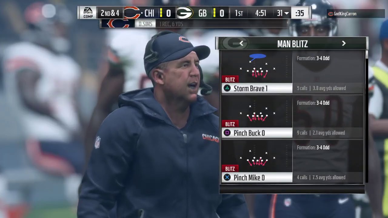Madden NFL 18 Divisions Tournament_(GodKingCarron) Bears @ Packers ...