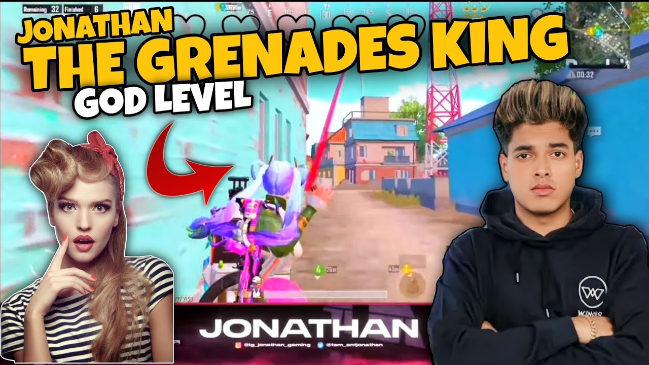 JONATHAN THE GRENADE KING 👑 | KING OF GRENADE | NADE GOD | JONATHAN ...