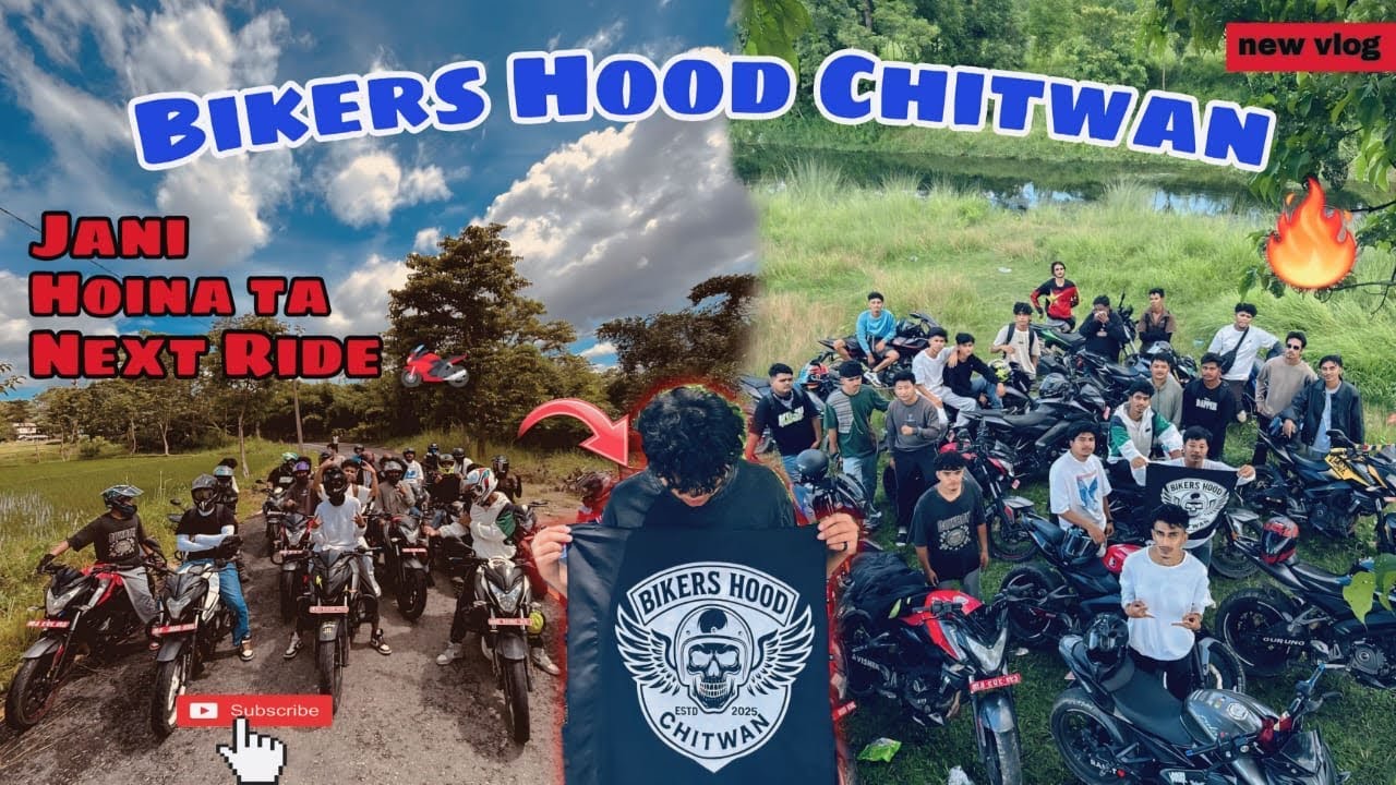 FIRST MEET UP RIDE!! ️🤝 EP-14 (BIKERS HOOD CHITWAN) - YouTube