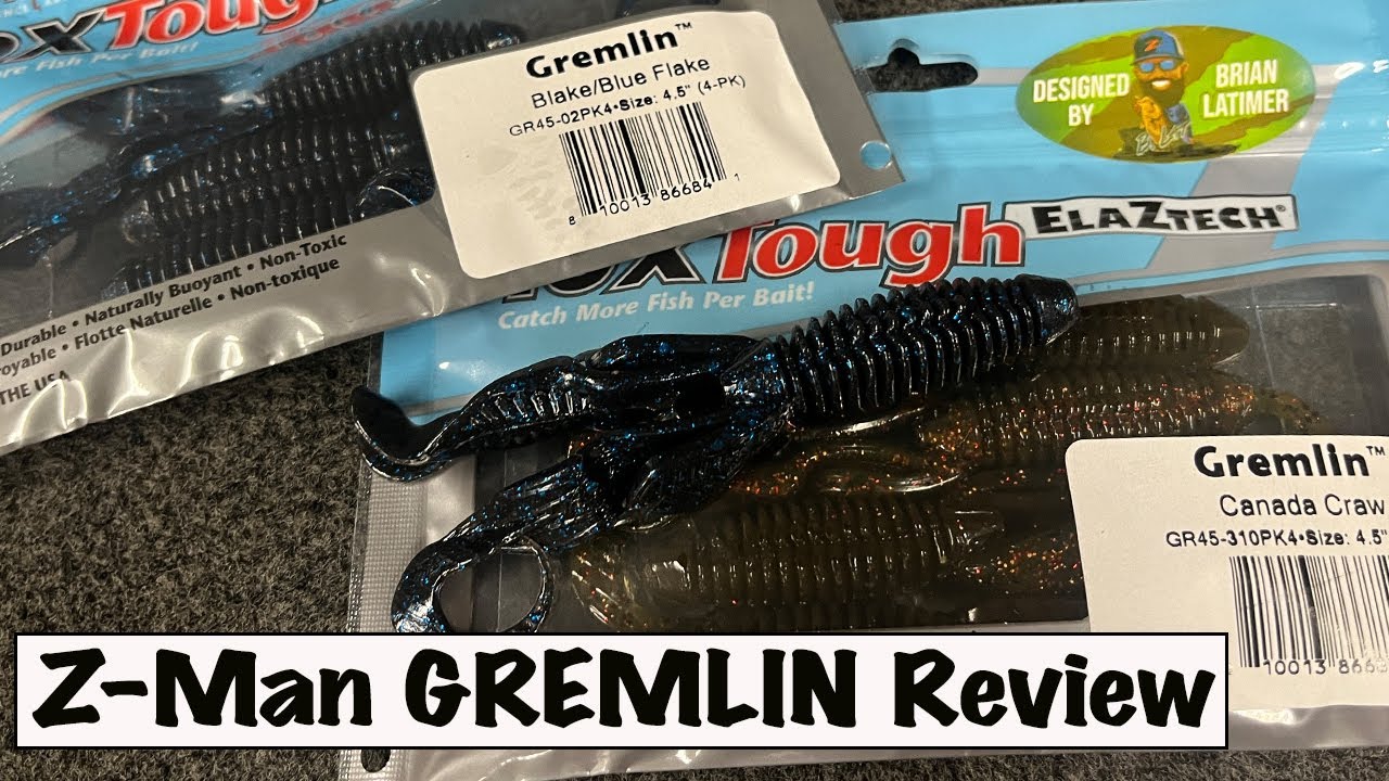 Z-Man GREMLIN Creature Bait Review - YouTube