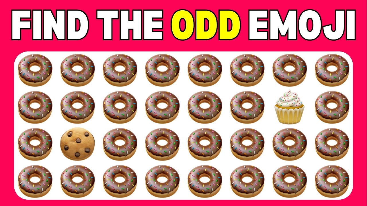 Find The Odd Emoji Out - Candy Edition - YouTube