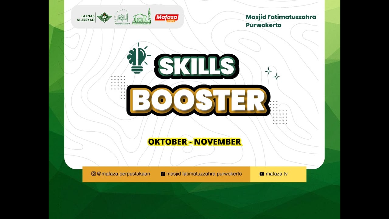 Skills Booster 2024 #2 Bersama Kak David Rusliman S. Tp., M. T. P - YouTube