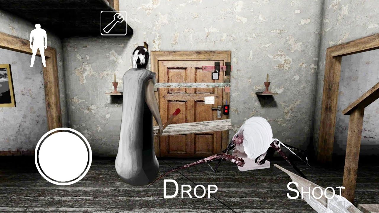 Granny New Version 1.9 Granny Meet Spider Mom - Spider Angeline Inside ...