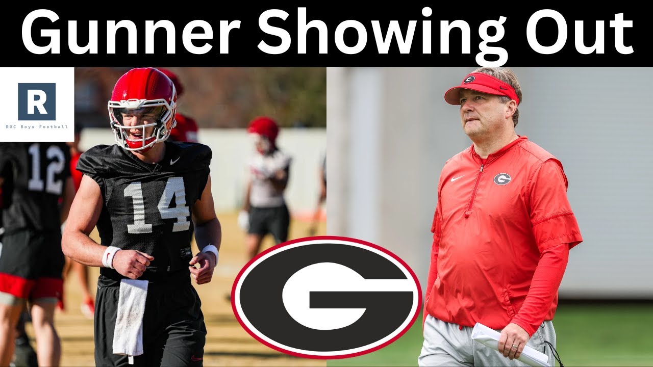 Georgia Football Scrimmage Standouts | Gunner Stockton SHOWS OUT | UGA ...