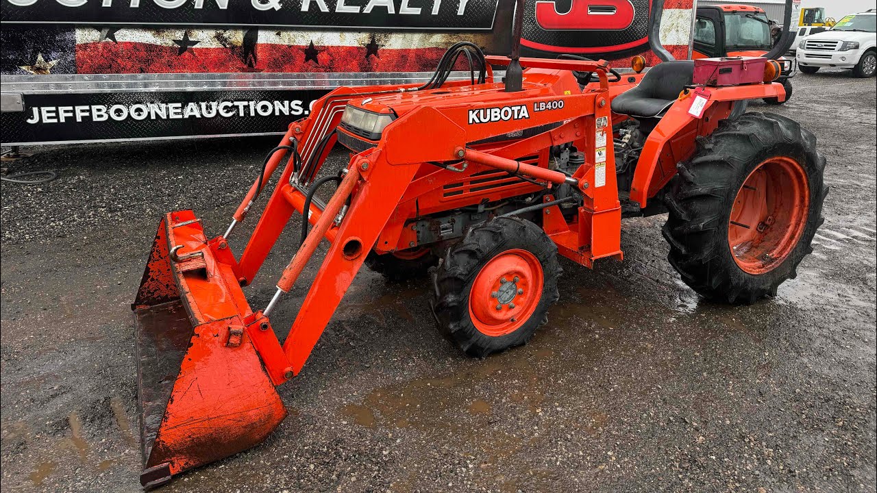 Lot 1127 December 2024 - Kubota L2350 Tractor w/ LB400 Loader - YouTube