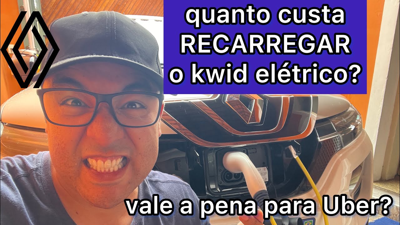 KWID ELÉTRICO VALE A PENA PARA UBER? Quanto custa carregar um Kwid ...