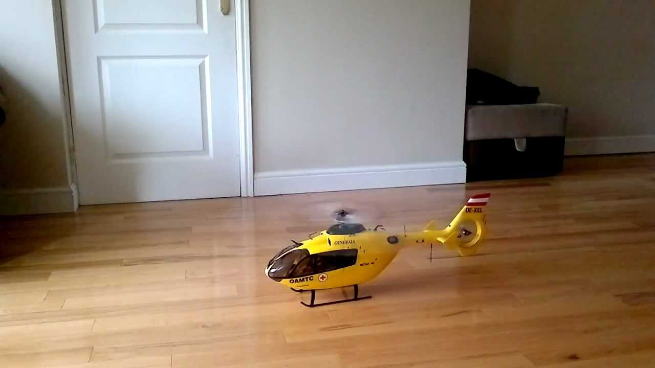 Align EC-135 Fuselage with 450 Pro size heli - YouTube