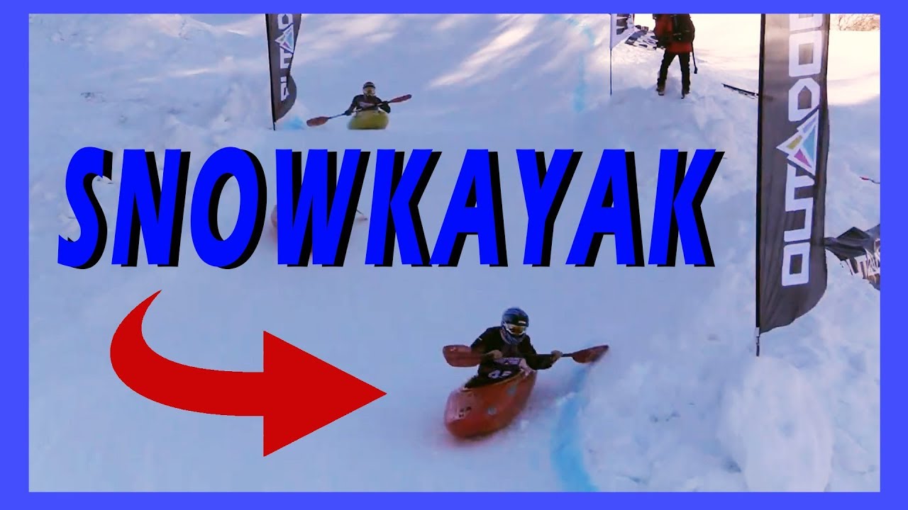 SNOW KAYAK - Outdoormix Winter Festival - YouTube