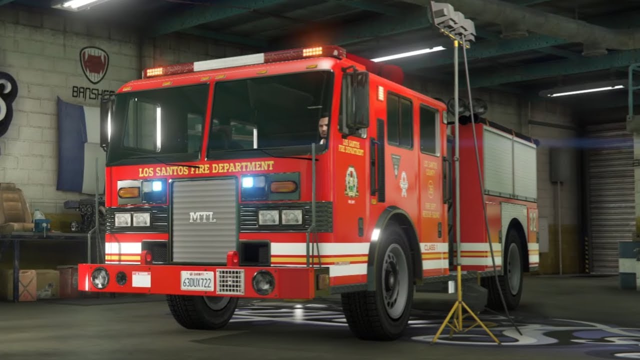 GTA Online - MTL Fire Truck Customization - YouTube
