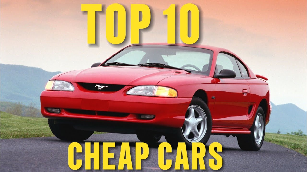 TOP 10 CHEAP CARS...for broke people - YouTube