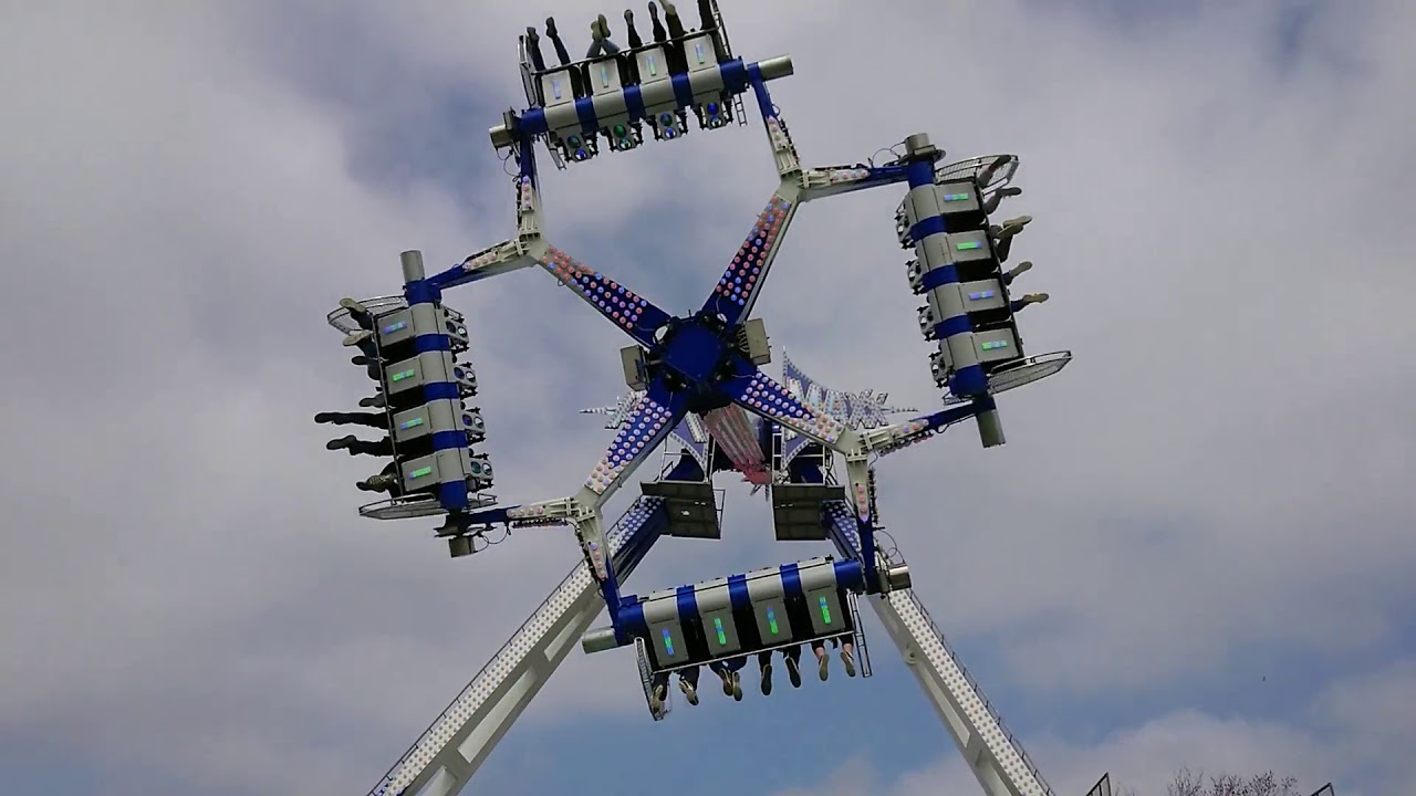 Air Maxx 360 Ride At Brean Theme Park - YouTube