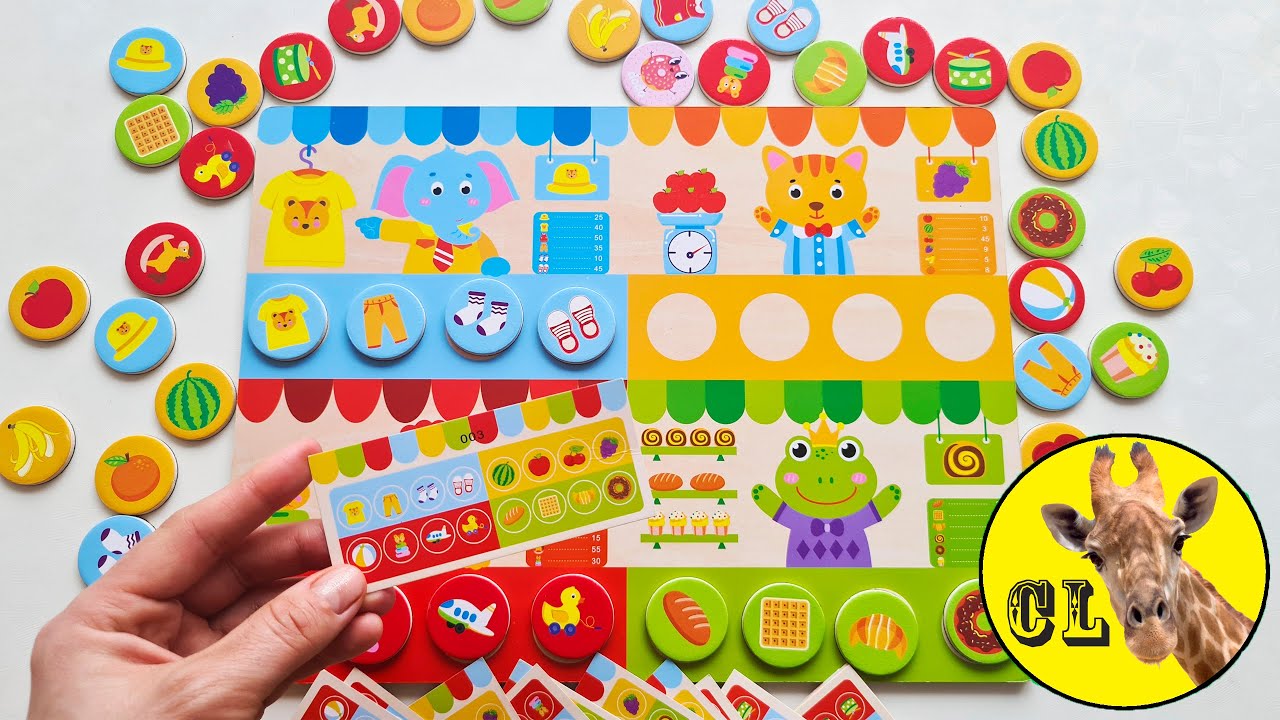 Matching Objects for Kids /Educational Videos/ Games for Preschool ...