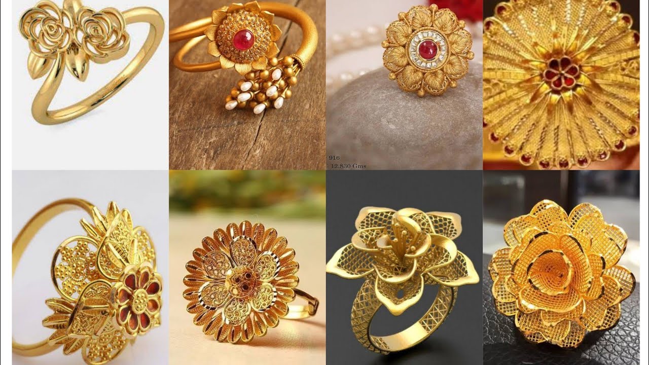 latest anguthi designs Gold ring designs gold ring designs for bride ...