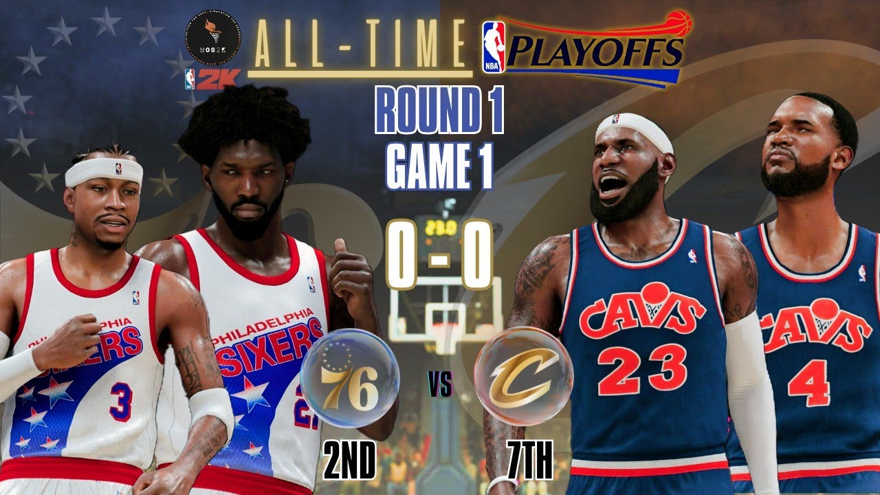 NBA 2K26 | All Time 76ers vs All Time Cavaliers | Round 1 Game 1 | All ...
