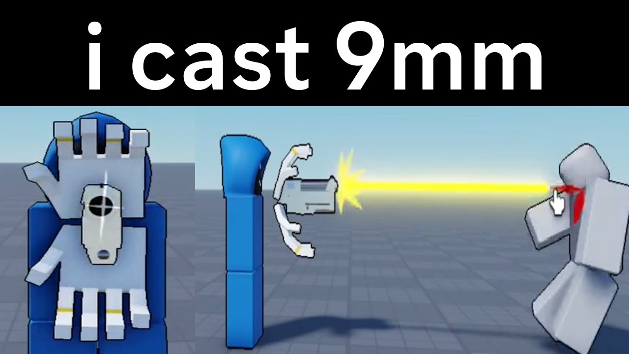 i cast 9mm in Roblox - YouTube