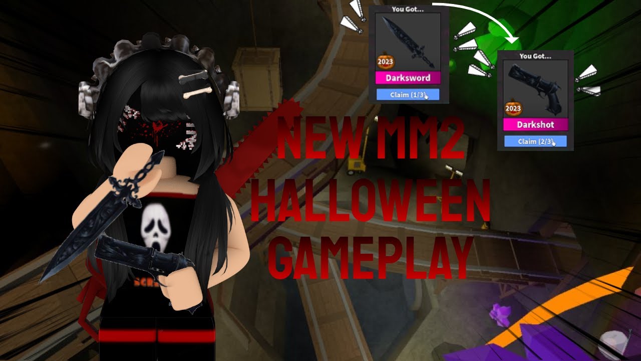 NEW MM2 DARKSET GAMEPLAY + KEYBOARD ASMR !! (murder mystery 2) - YouTube