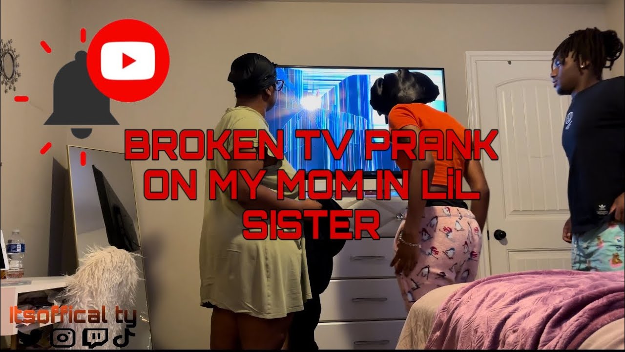 Broken Tv Prank On My Mom In Lil Sister Prank Gone Wrong Goviral