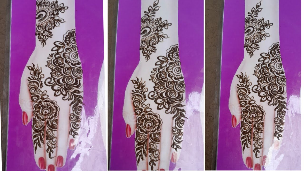mehandi designs bhari hui|Mehandi design new|mehandi designs back side ...