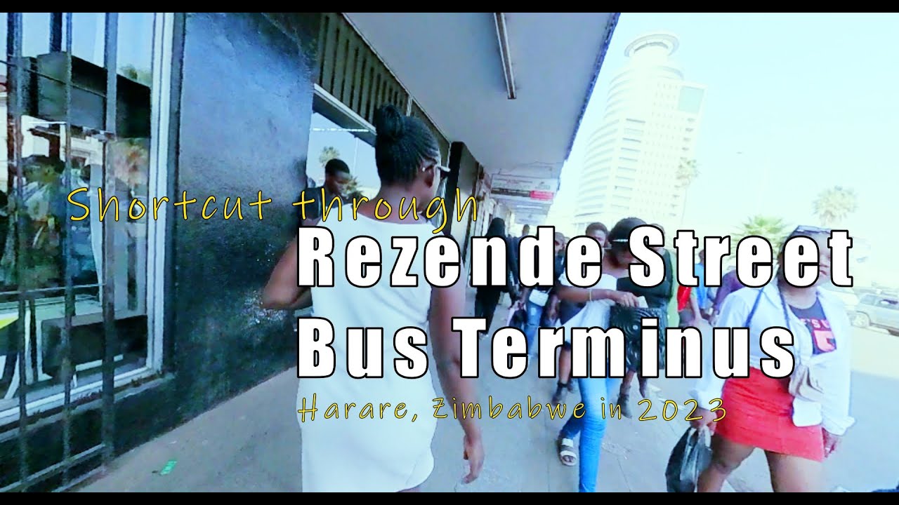 Walking Through Rezende St Bus Terminus (Harare, Zimbabwe in 2023 ...