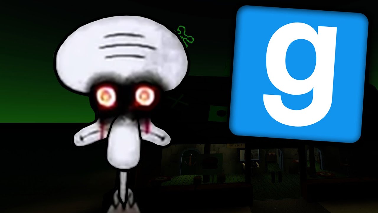 Garry's Mod Sandbox - Squidward RED MIST! - YouTube
