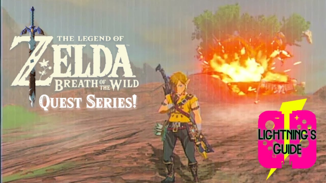 The Legend of Zelda Breath of the Wild Quest Series! | Selfie Moment's ...