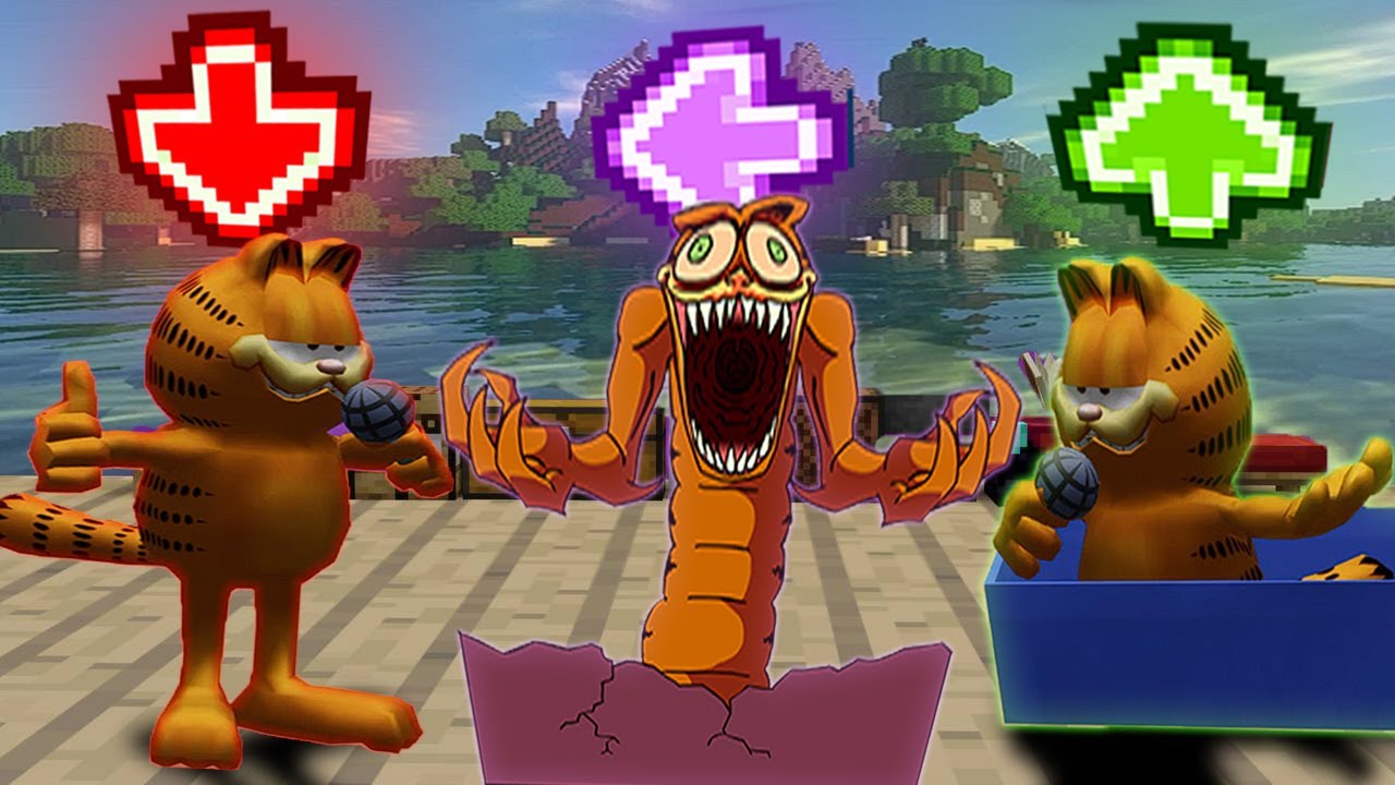 FNF Character Test | Gameplay VS Minecraft Animation | Garfield - YouTube