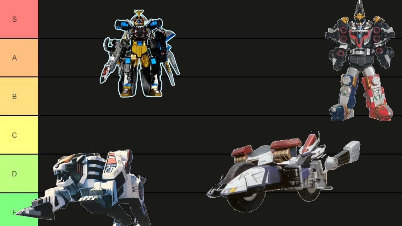 Power Rangers: 6th Ranger Megazord Tier List - YouTube