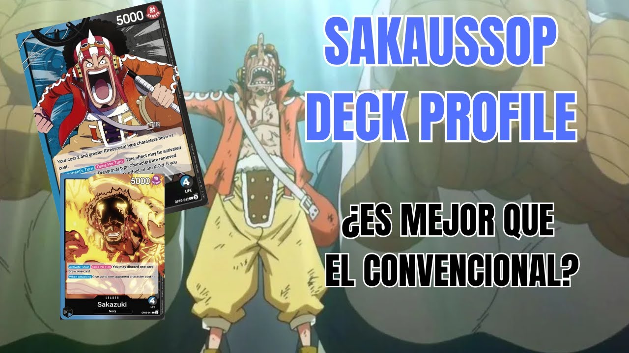 (OP10) SAKAUSSOP DECK PROFILE | ¿Mejor que el ussop convencional? - YouTube