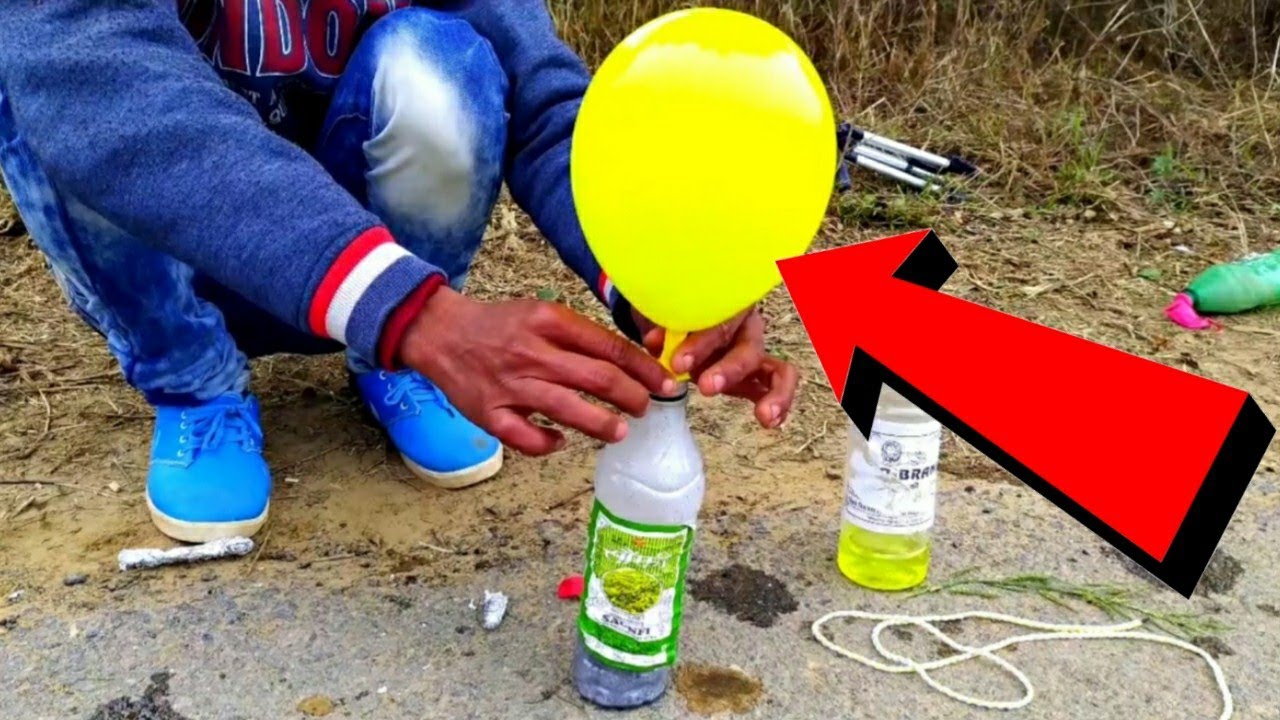 how to make hydrogen balloon at home | hydrogen balloon kaise banaye ...