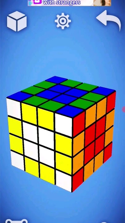 How to Make Checker board Pattern in 4x4 Rubik's cube 🔥 #shorts # ...