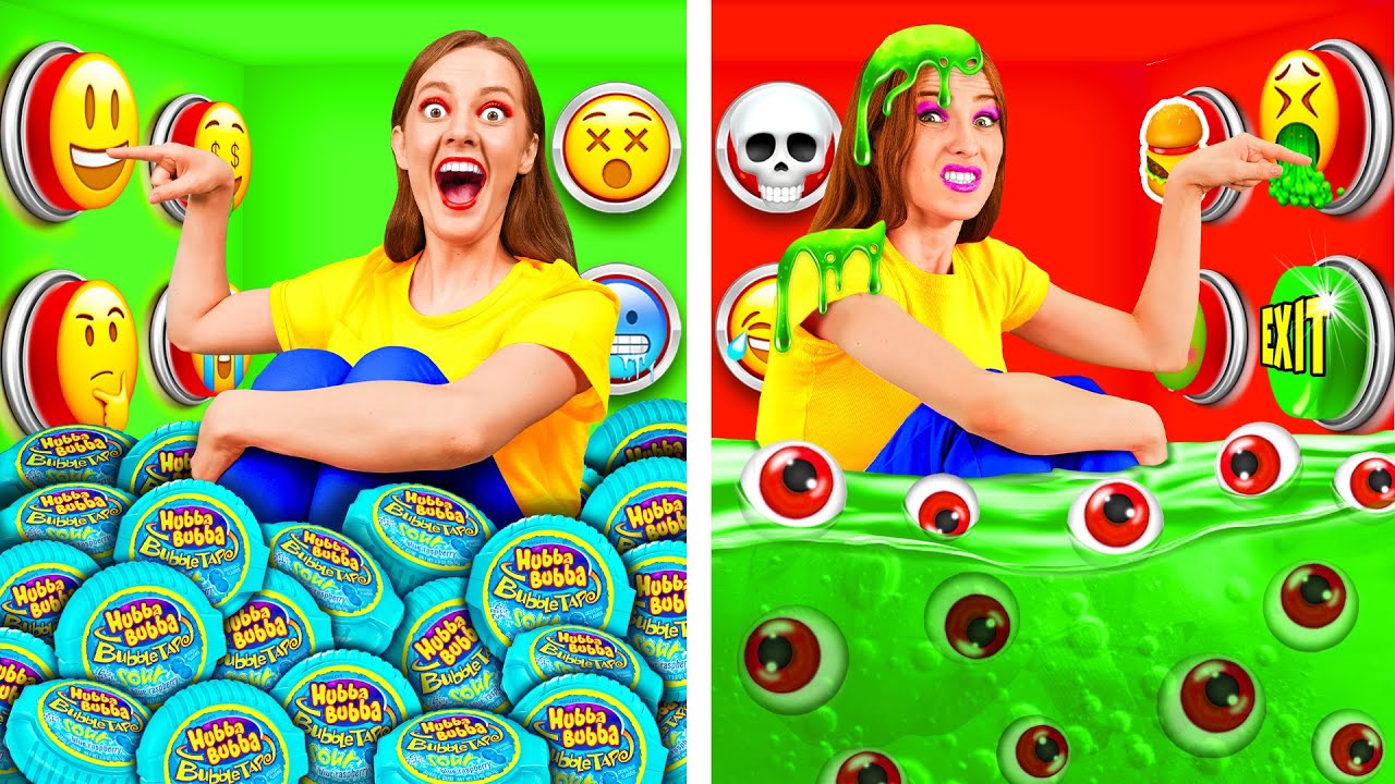 1000 Mystery Buttons Challenge Only 1 Lets You Escape | Funny ...