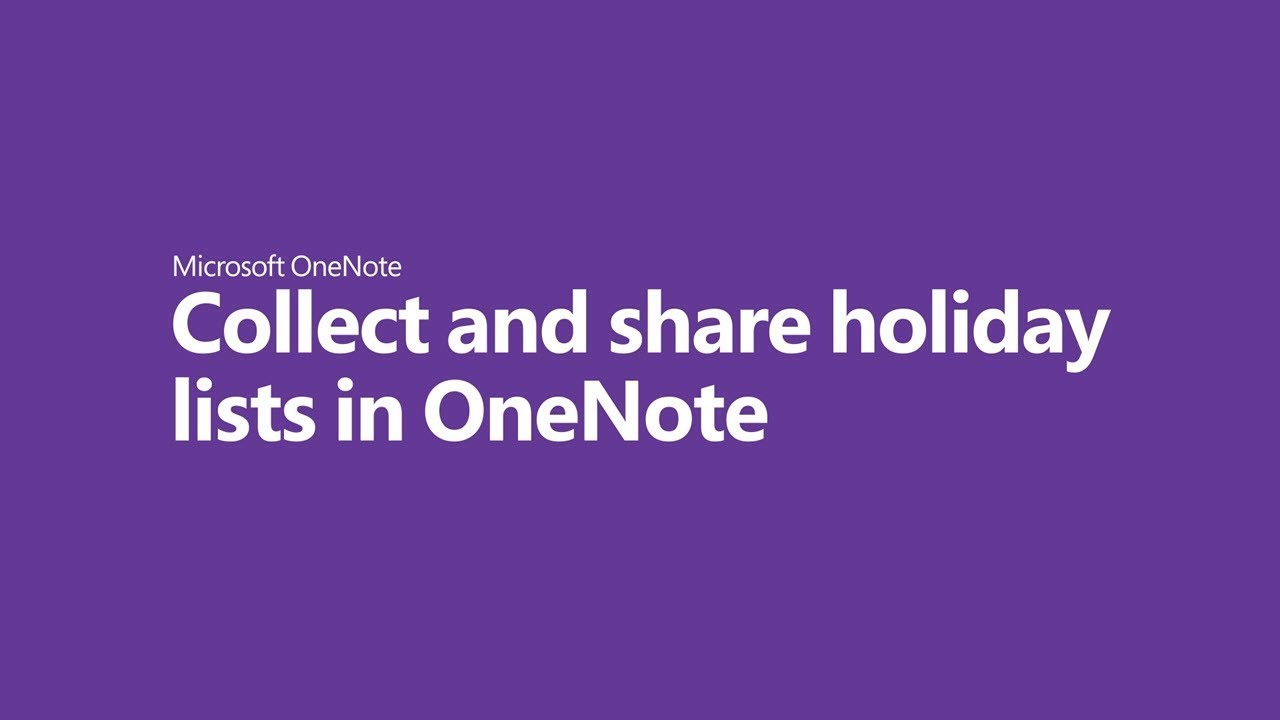 Collect It All In OneNote YouTube Collect It All In OneNote YouTube