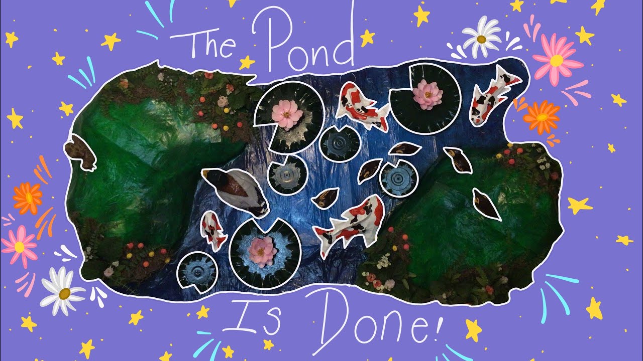 I Made a Paper Mache Koi Pond - YouTube