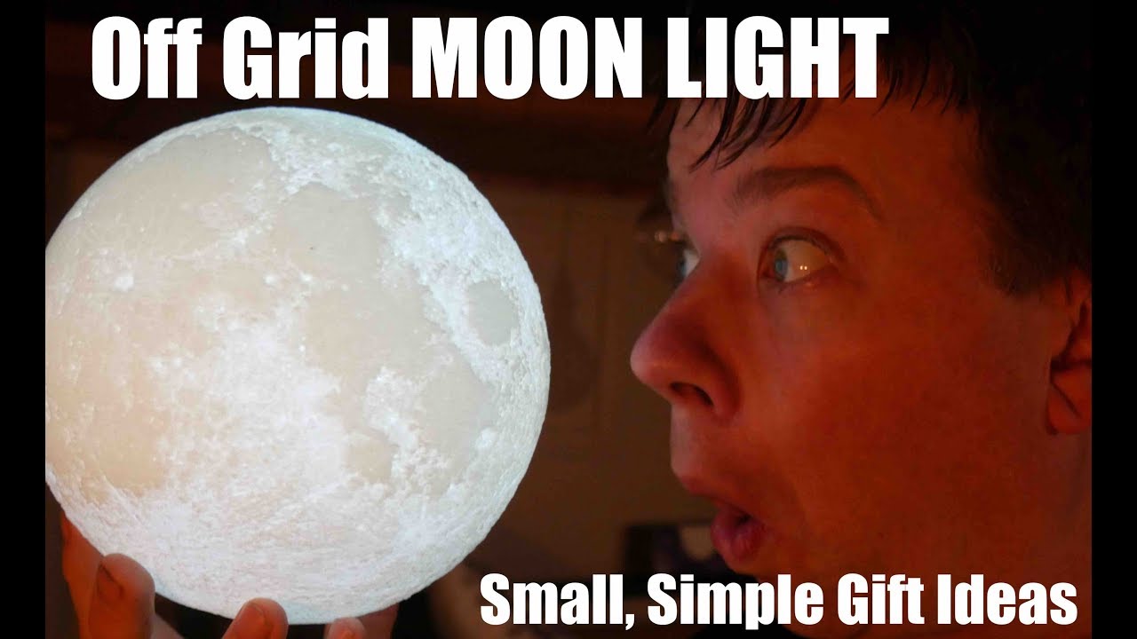 Off Grid MOON lamp for Astronomy Nerds! Tiny House/Simple Gifts? - YouTube