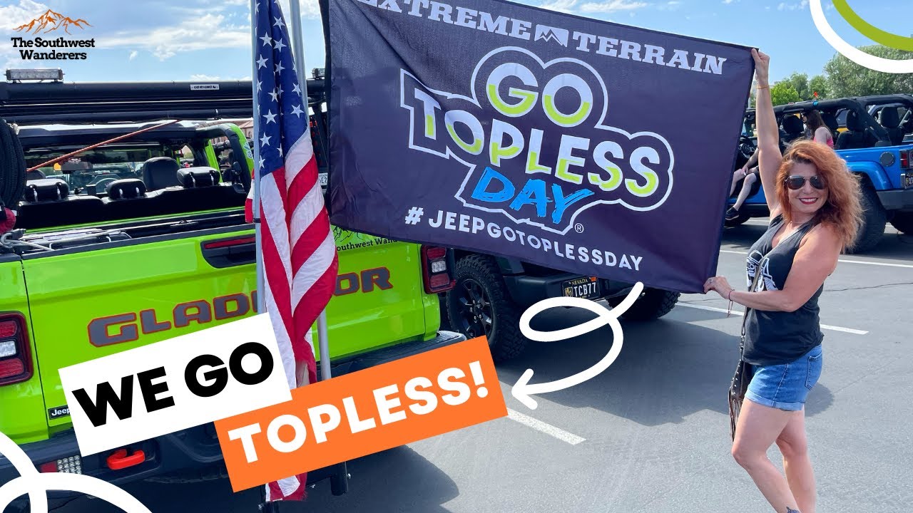 WE GO TOPLESS! 2023 Jeep Go Topless Day in Vegas! - YouTube