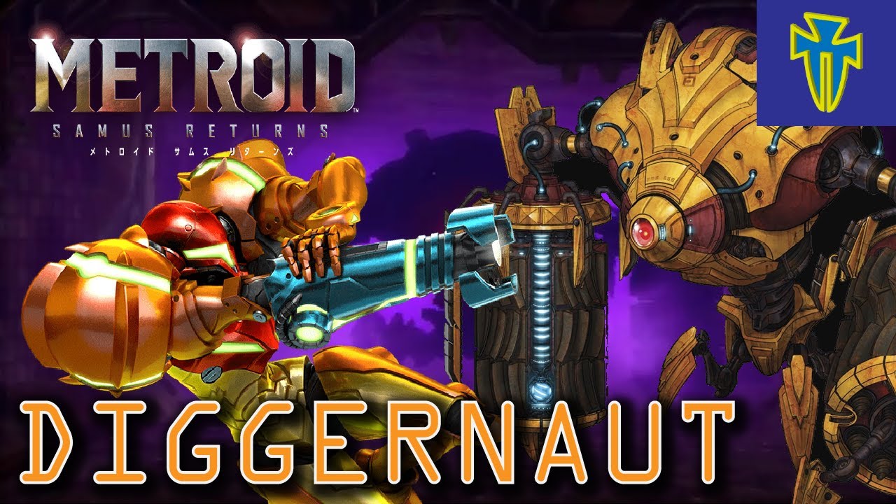 DIGGING IN THE BATTLE - Diggernaut Boss Battle 【Metroid Samus Returns ...