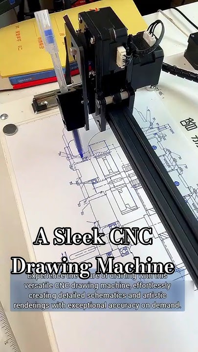 Automated Pen Plotter Creates Detailed Drawings Effortlessly - YouTube