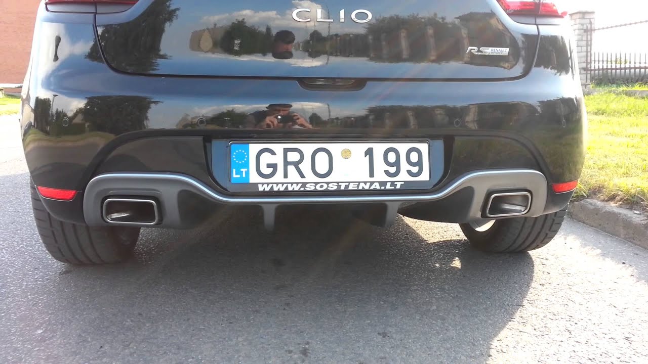 Renault Clio RS 200 EDC Engine Sound and acceleration - YouTube