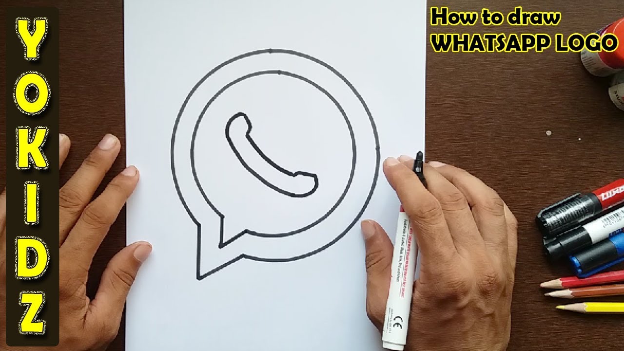 How To Draw WHATSAPP LOGO YouTube how-to-draw-whatsapp-logo-youtube