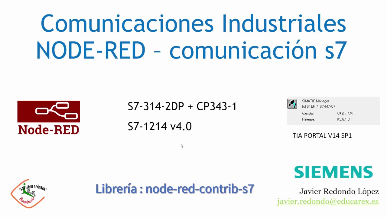 Comunicación S7 con node-red. (S7-1200 y S-300) - YouTube
