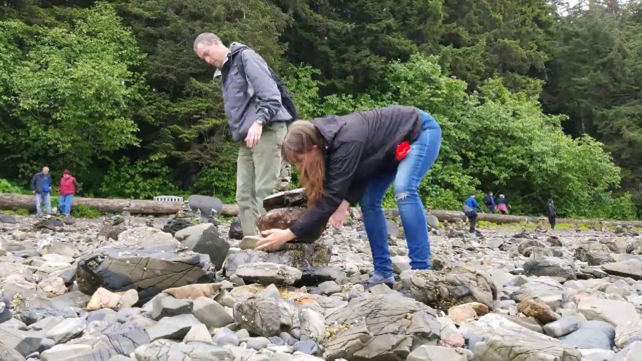 Alaska Rock Tower Building at Icy Strait Point - YouTube