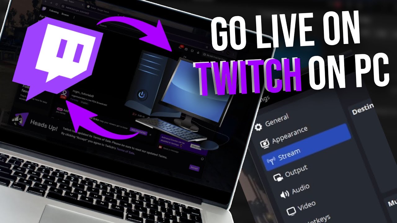 How to go live on Twitch on PC (2024) - YouTube