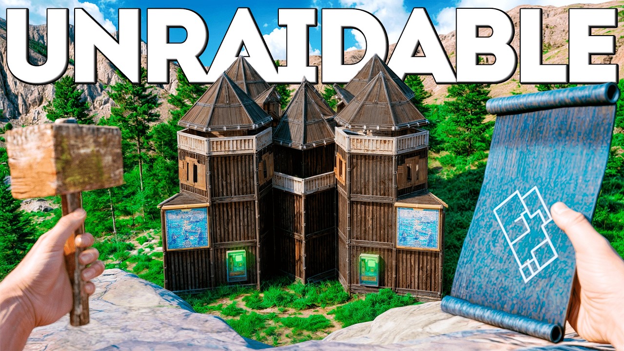 I Built An Unraidable High-Tech Castle In Rust - YouTube