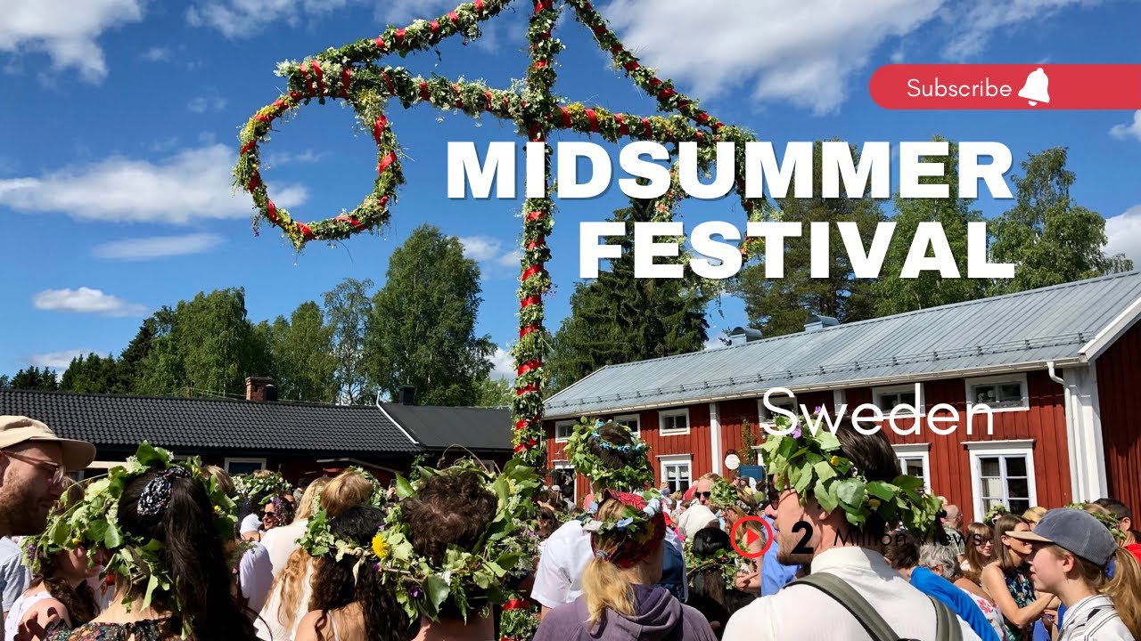 Midsummer festival in Sweden - YouTube