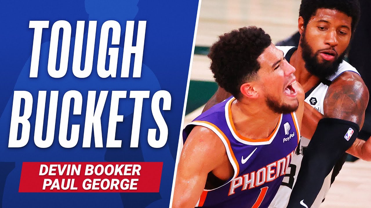 💪 TOUGH Buckets from Devin Booker & Paul George 💢 - YouTube