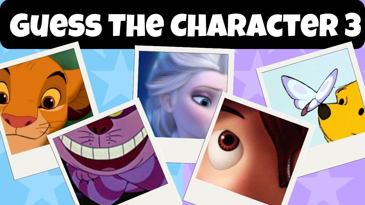 🔮Guess the Disney Character From a Detail 3 🏰 Trivia Quiz Challenge ...