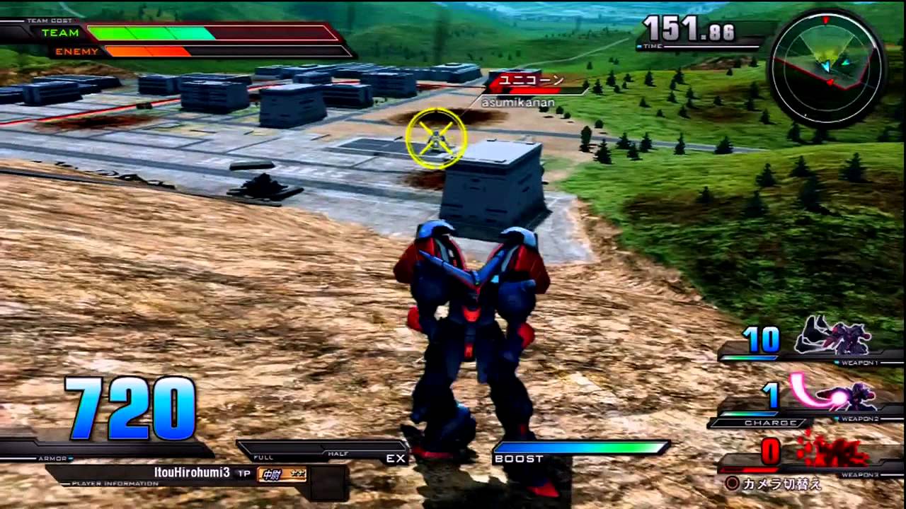 PS3 EXVS 対戦道場88 マスターガンダム01 - YouTube