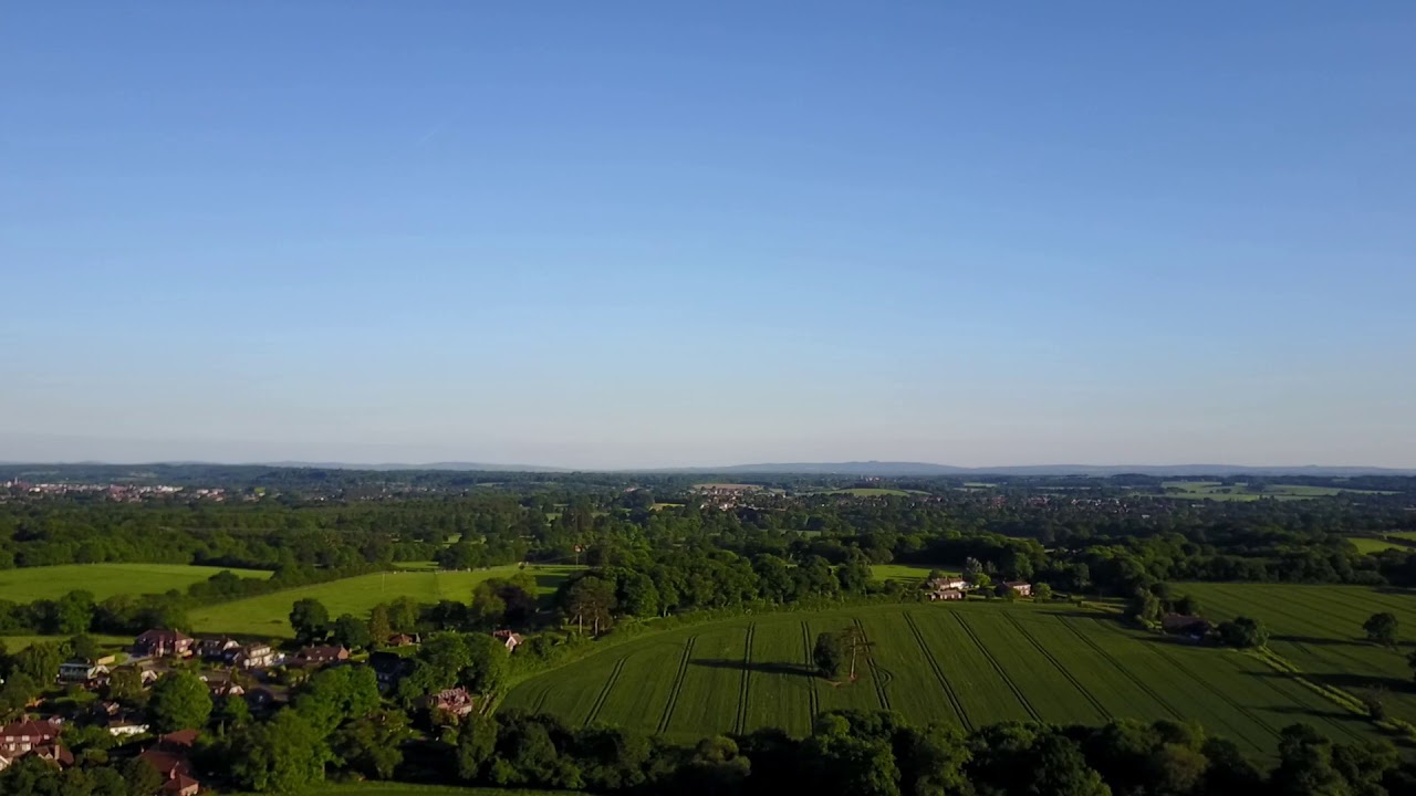 Warnham Village from the air - YouTube