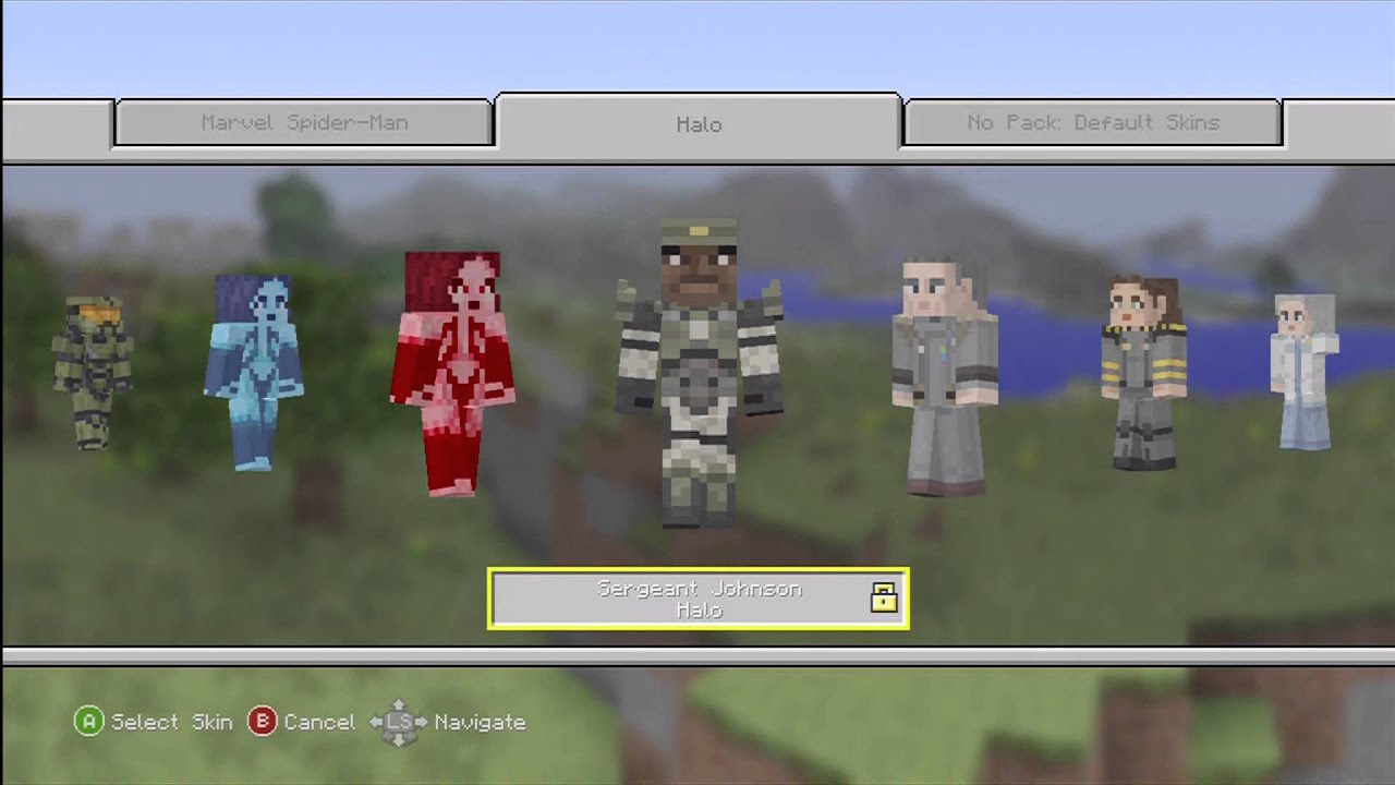 Minecraft: Xbox 360 Edition - Halo Skin Pack - YouTube