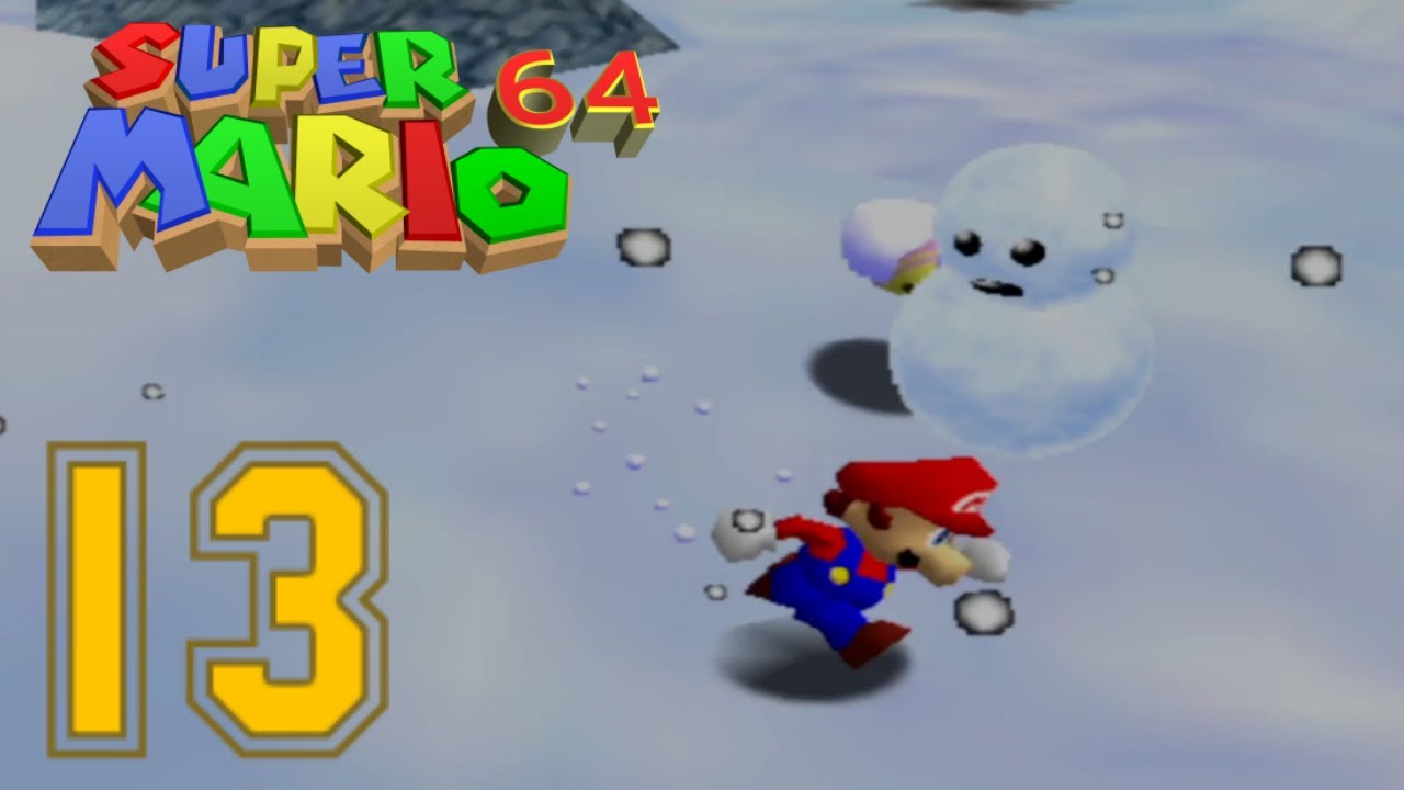 Super Mario 64 - Part 13 - Frostbite Fright - YouTube